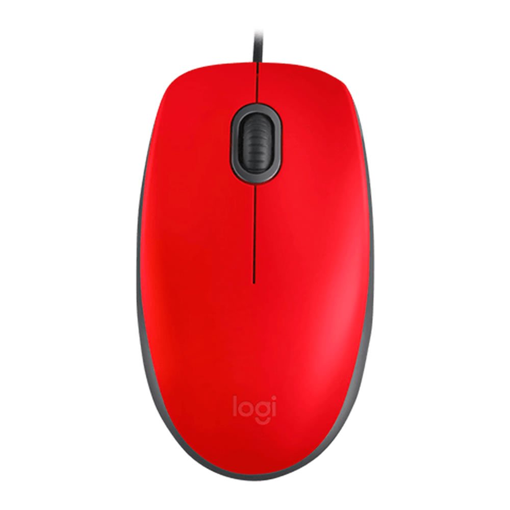 Mouse Logitech M110 Silent Red (I) – NerdStore Informática